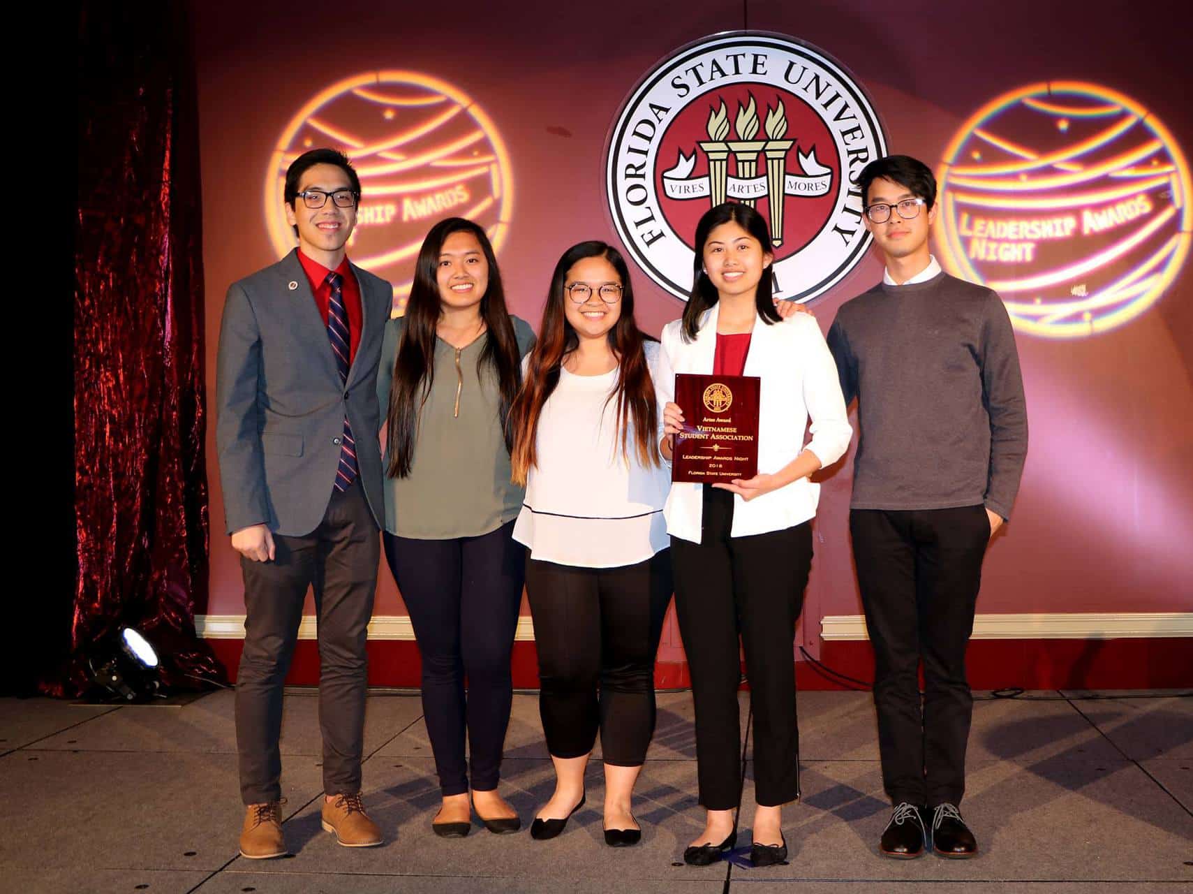 CCI Students Shine at FSU’s Annual Leadership Awards Night – News & Events