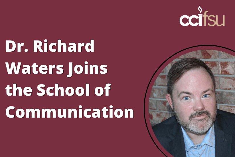 Dr. Richard Waters Joins the School of Communication – News & Events